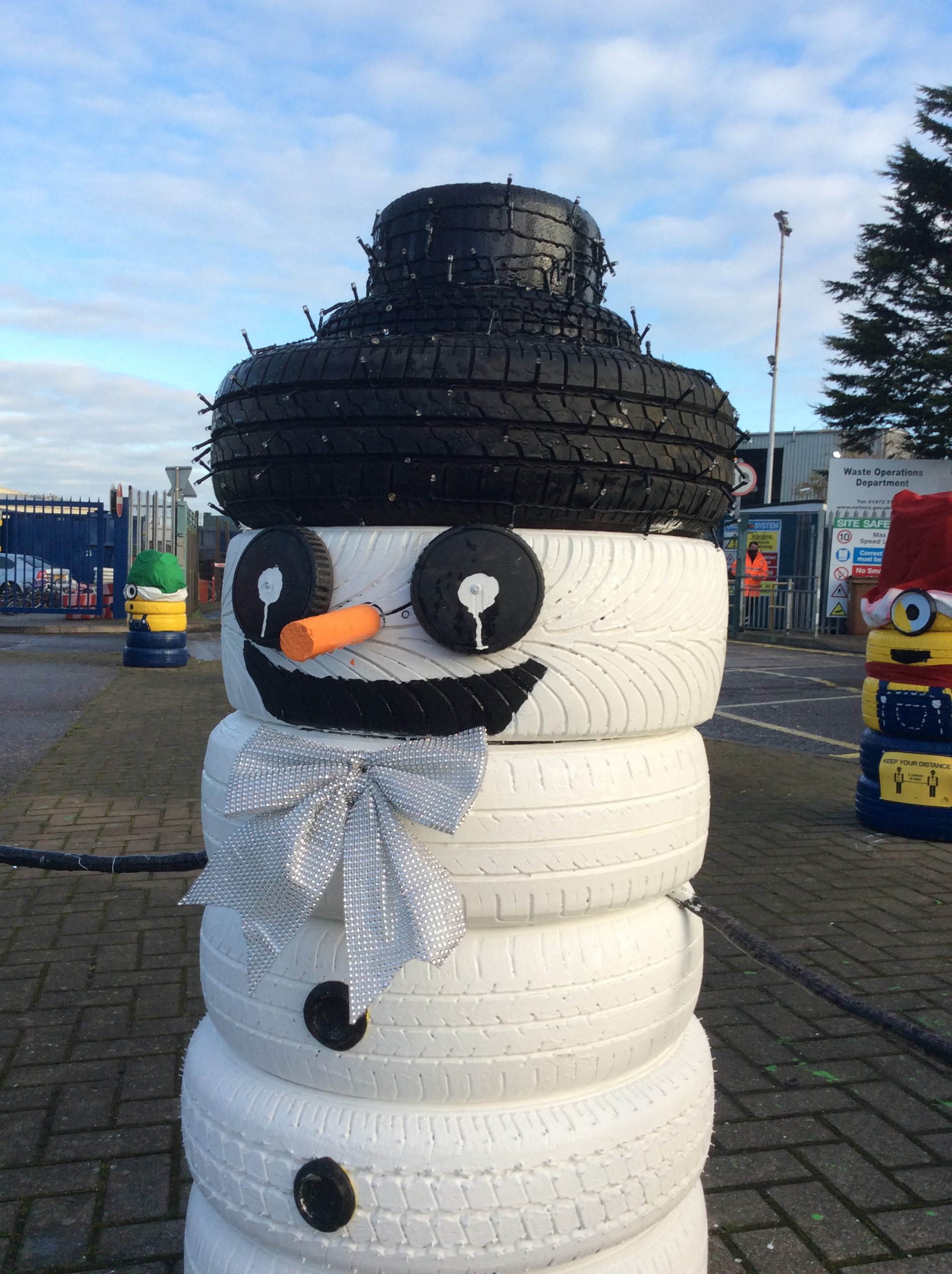 Recycling winter wonderland at Grimsby tip | NELC