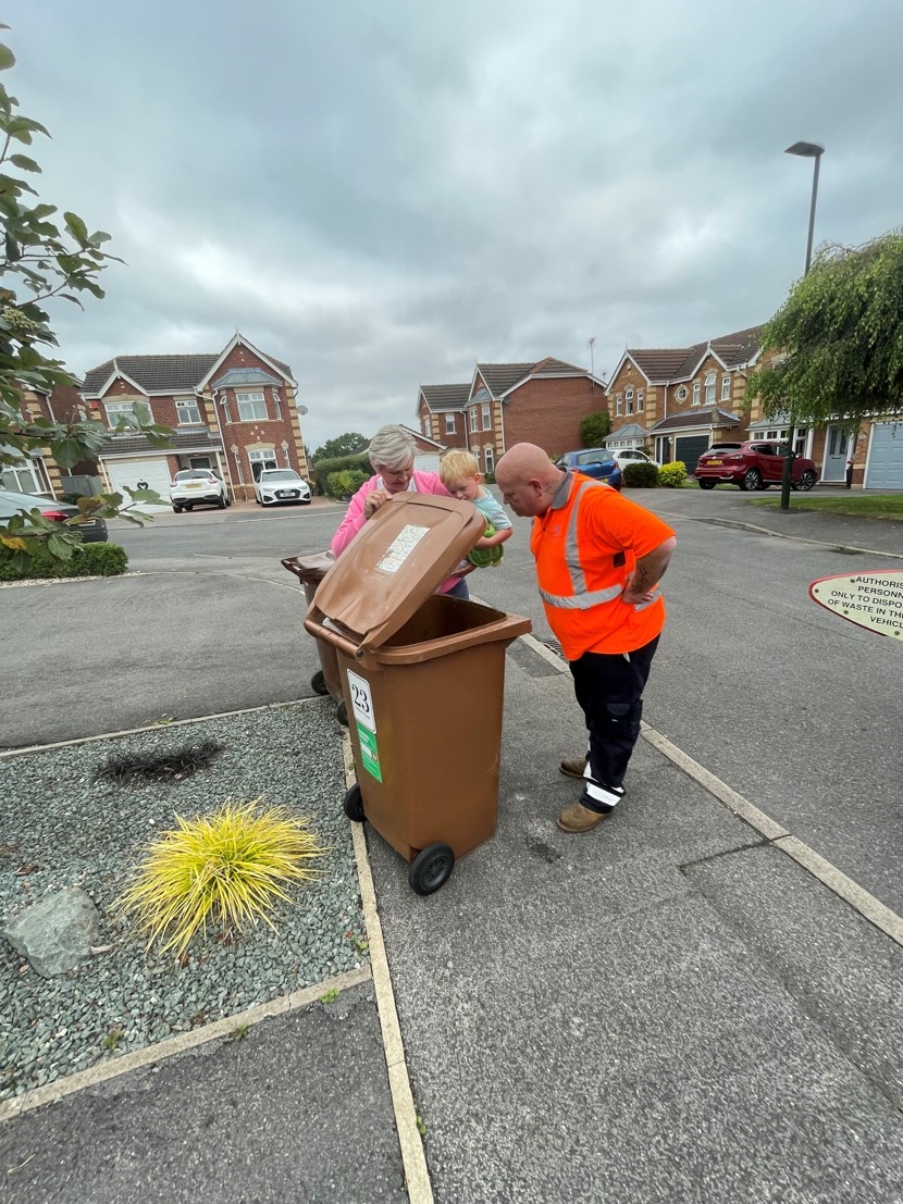 A story of how a bin crew brightens the day of one little boy | NELC
