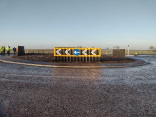 New roundabout complete as A18 reopens following vital road safety ...
