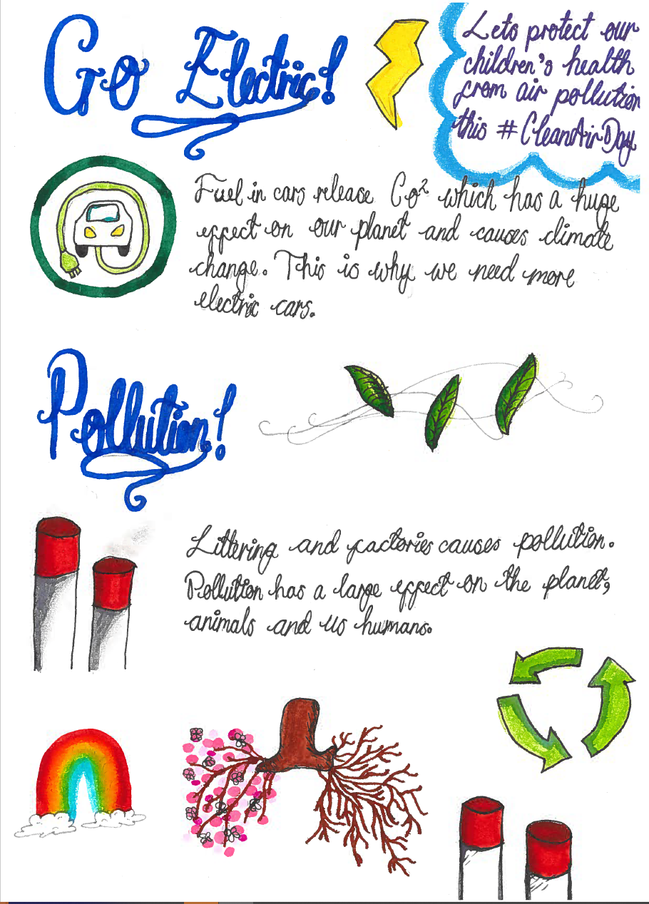 Clean Air Day 2023 - poster competition winners announced | NELC