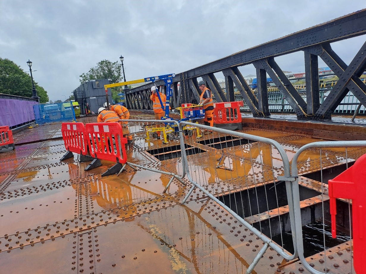 Corporation Road Bridge update: Footpath closure on Monday 31 July | NELC