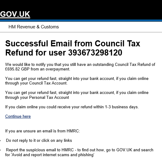 Beware Council Tax email scam. - Gi Media